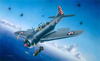 Trumpeter 02242 SBD-3/4/A-24A Dauntless Aircraft