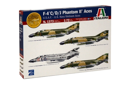 Italeri 1373 F-4 C/D/J Phantom II Aces USAF-US Navy Vietnam Aces