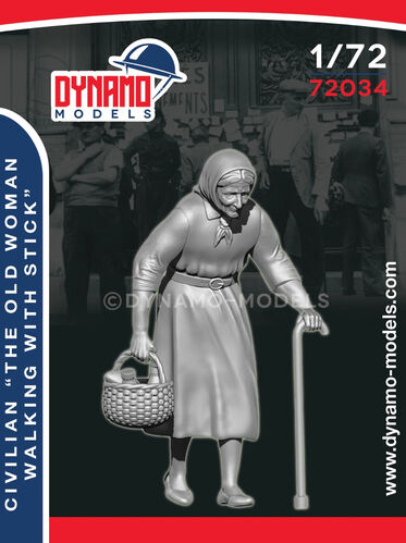 Dynamo-Models 72034 Civilian 'The Old Woman Walking With Stick'
