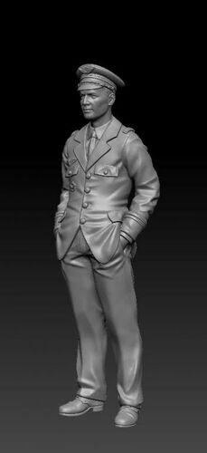 The Bodi Miniatures 72008 French Pilot (WW II) No. 2 (2 Figures)