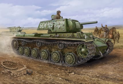 Hobby Boss 84811 Russian KV-1 Ehkranami tank