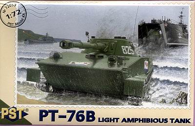 PST 72053 PT-76b. light amphibious tank