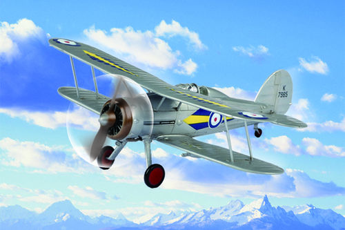 Hobby Boss 80289 RAF Gloster Gladiator (Easy Assembly Authentic Kit)