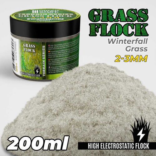 Green Stuff World 11150 Static Grass Flock 2-3mm - Winterfall Grass