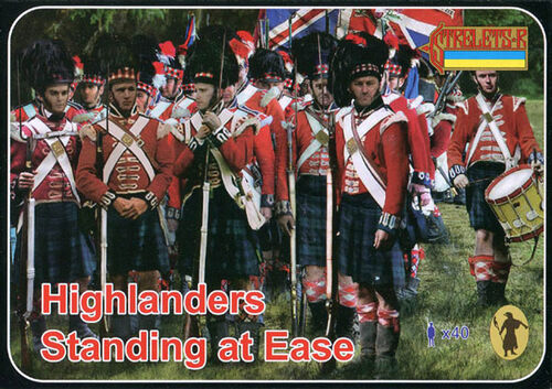 Strelets-R 16372 British Highlanders Standing at Ease (Napoleonic Wars)