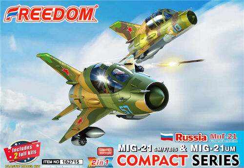 Freedom Model Kits 162715 MIG-21 SM /F / BIS and UM (Compact Series)