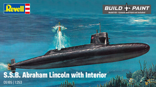 Revell 05185 USS Abraham Lincoln (SSBN-602) with Interior