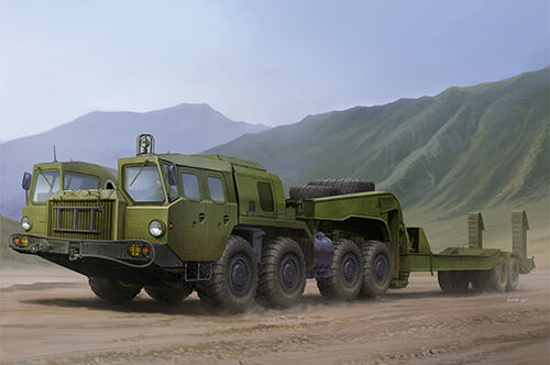 Trumpeter 01056 MAZ-7410 Tractor W/CHMZAP-5247G