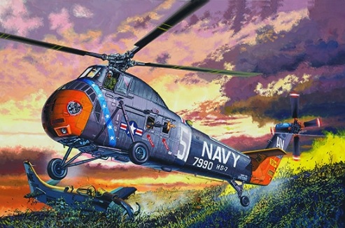 Trumpeter 02882 American H-34 Helicopter – Navy Rescue - re-edition