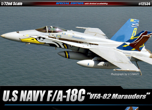 Academy 12534 F/A-18C USN VFA-82 Marauders