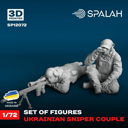 Spalah 12072 Ukrainian Sniper Couple (2 Figures / 3D-Printed)
