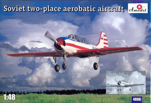 A-Model 04806 Yak-52 Soviet two-place aerobatic aircraft