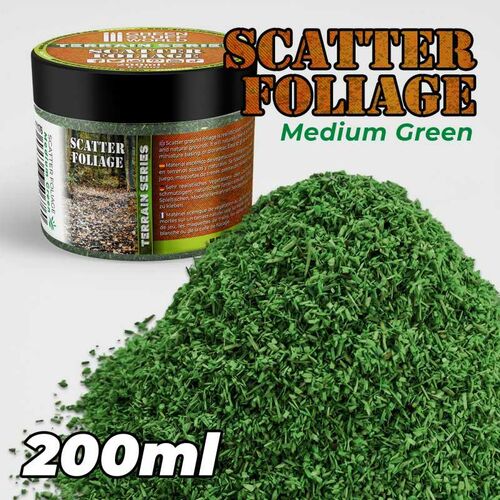 Green Stuff World 11176 Scatter Foliage - Medium Green