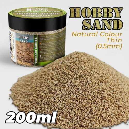 Green Stuff World 11180 Thin Hobby Sand - Natural (Thin)