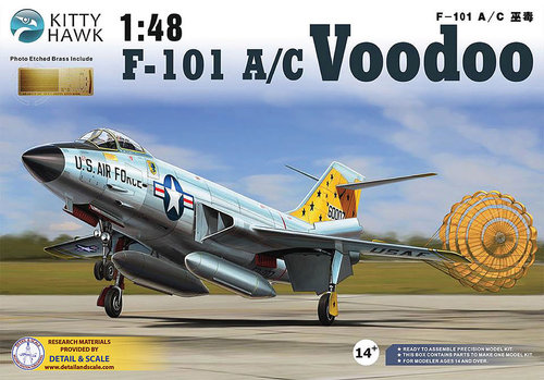 Kittyhawk 80115 McDonnell-Douglas F-101 A/C Voodoo