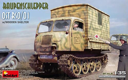 MiniArt 53048 Raupenschlepper OST RSO/01 with Wooden Shelter