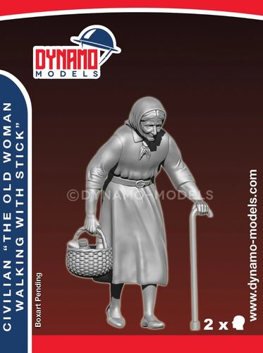 Dynamo-Models 48008 Civilian 'The Old Woman Walking With Stick'