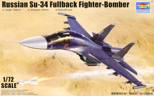 Trumpeter 01652 Su-34 Fullback fighter-bomber