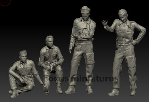 FOCUS MINIATURES 7214 Time to Relax (4 figures)
