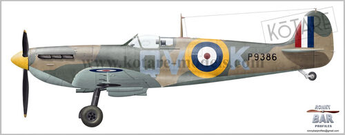 KOTARE 32601 Supermarine Spitfire Mk.Ia - 'Brian Lane'
