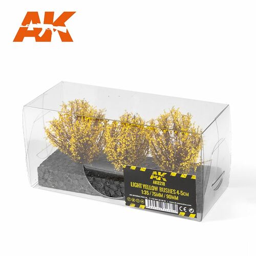 AK-Interactive 8218 Light Yellow Bushes 4-6cm