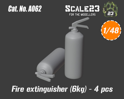 Scale23 48-A062 Fire extinguisher (6kg) - 4 pcs