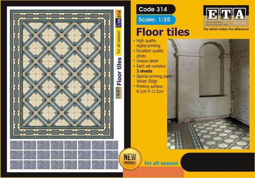 ETA DIORAMA ACCESSORIES 314 Floor Tiles