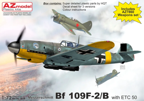 AZ-Model 7879 Messerschmitt Bf 109F-2/B With ETC 50