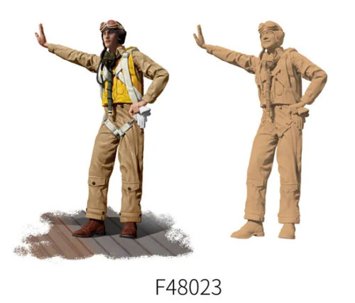Galaxy-Model F48023 US Navy / USMC Fighter Pilot WWII for Carrier-based Aircrafts