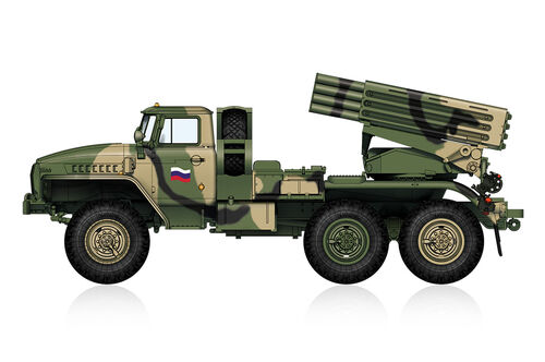 Hobby Boss 82932 Russian BM-21 Grad Late Version