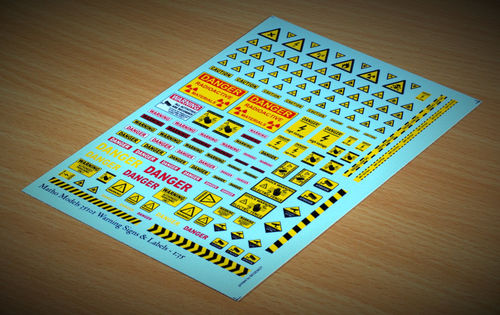 Matho Models 35101 Warning Signs & Labels
