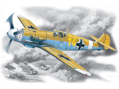 ICM 48105 Bf 109F-4Z/Trop WWII German Fighter