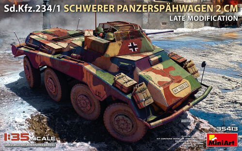 MiniArt 35413 Sd.Kfz.234/1 Schwerer Panzerspähwagen 2cm Late Modification