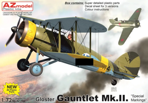 AZ-Model 7868 Gloster Gauntlet Mk.II 'Special Markings'