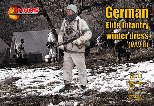Mars 72111 German WWII Elite Infantry in winter uniforms