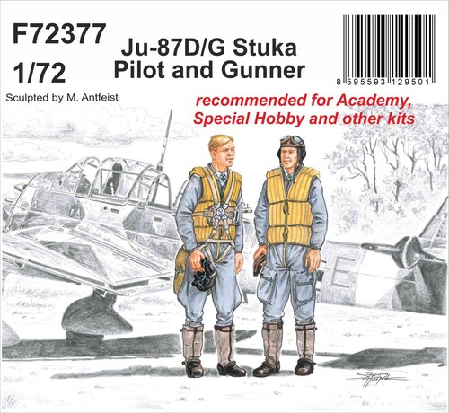 CMK F72377 Ju-87D/G Stuka Pilot and Gunner