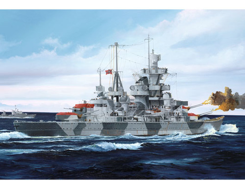 Trumpeter 05776 German Cruiser Admiral Hipper 1941