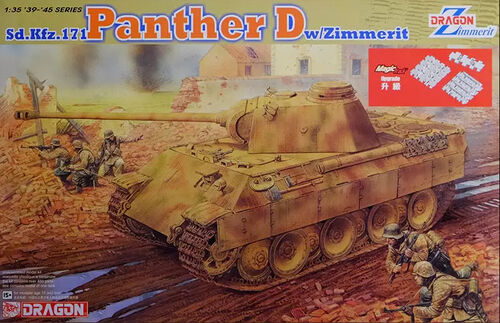 Dragon 6428 Sd.Kfz.171 Panther D With Zimmerit (Magic Track Upgrade)