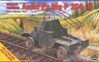 RPM 72307 Aufkl.Pz.Wg P 204 (f) French WWII Armored Car - armoured trolley version