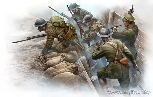Master Box 35114 British Infantry before the attack, WWI era