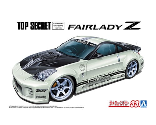 Aoshima 06951 TOP SECRET Z33FAIRLADY Z '05 (NISSAN)