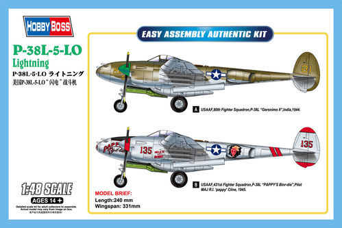 Hobby Boss 85805 Lockheed P-38L-5-L0 Lightning