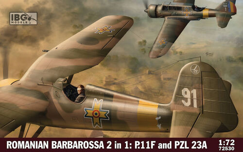 IBG 72530 Romanian Barbarossa 2 In 1 - P.11F And PZL 23A