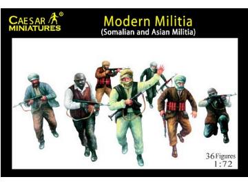 Caesar Miniatures H063 Modern Militia (Somalian and Asian Militia