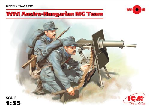ICM 35697 WWI Austro-Hungarian MG Team (2 figures)