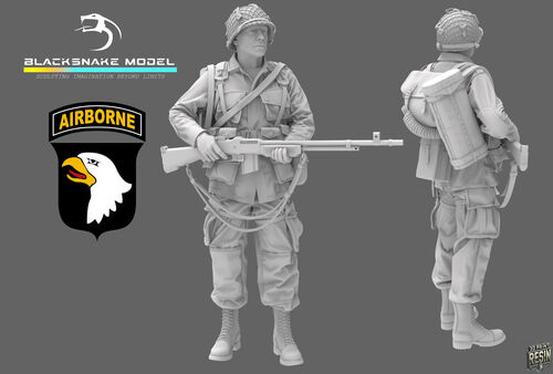 BlackSnake Model ST-05 US WWII 101st Airborne - Soldier 5 (1 figure)