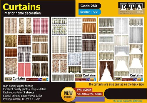 ETA DIORAMA ACCESSORIES 280 Curtains