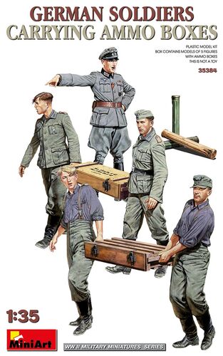 MiniArt 35384 German Soldiers Carrying Ammo Boxes