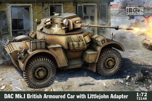 IBG 72148 DAC Mk.I British Armoured Car With Littlejohn Adapter