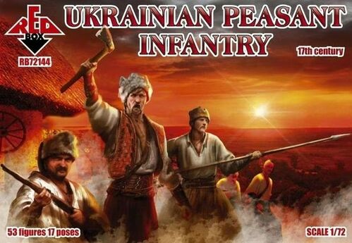 Red Box 72144 Ukrainian Peasant Infantry XVII Century